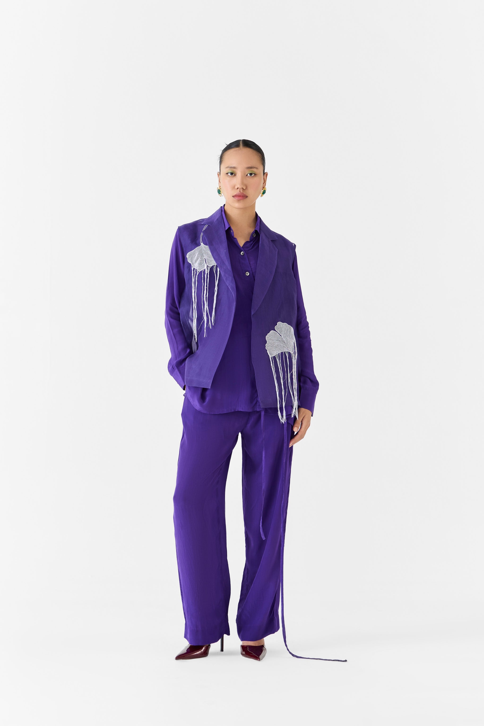 VIOLET ORGANZA JACKET