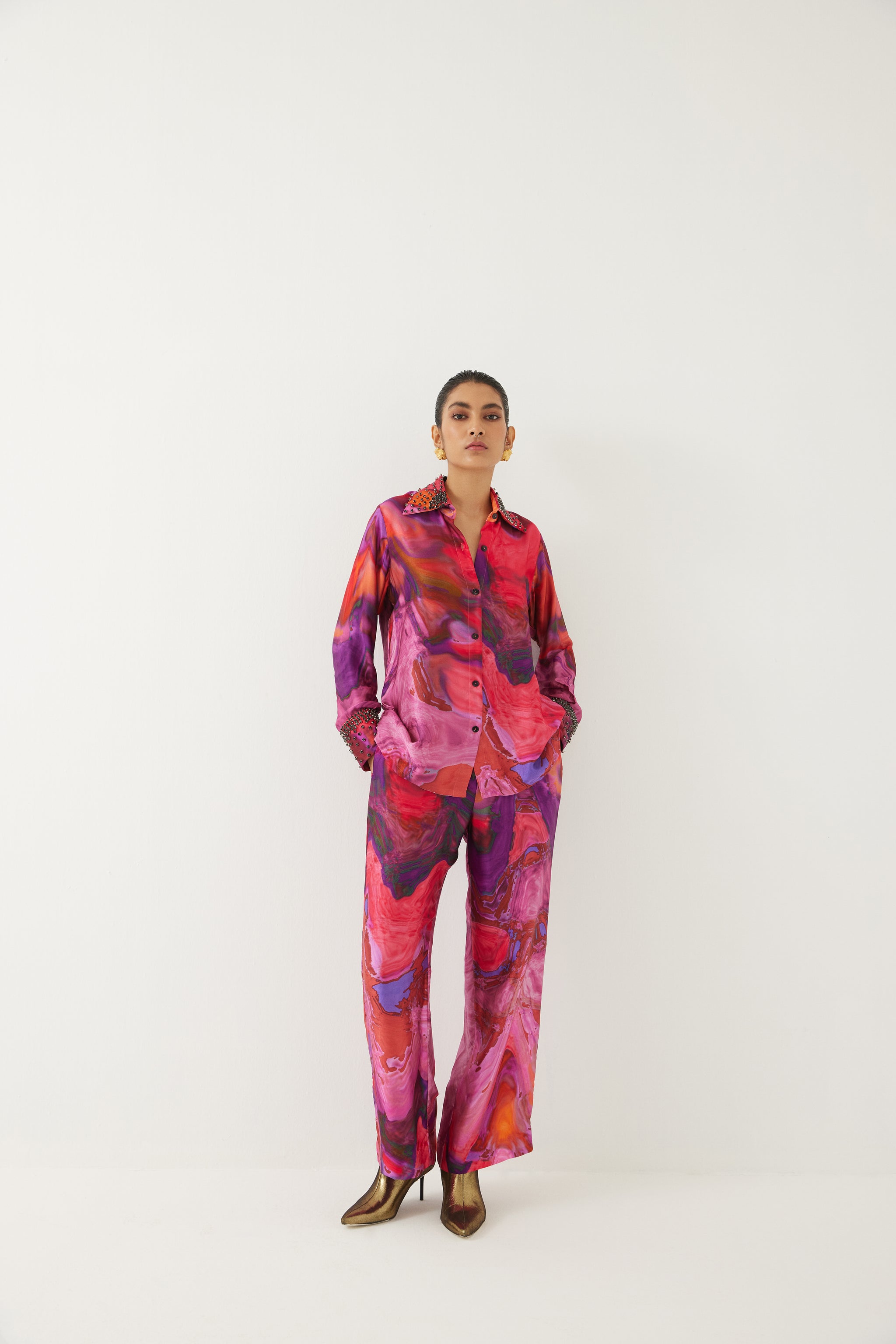 Red Sea Shirt & Trousers Co-ord